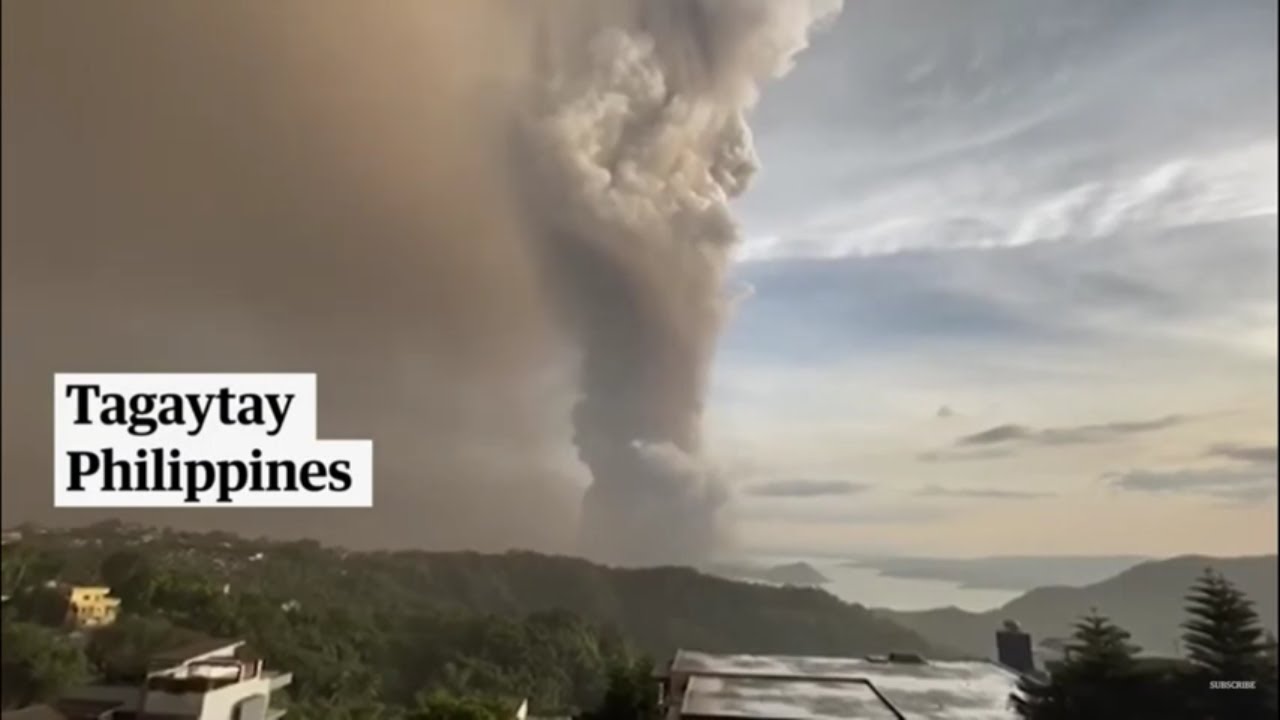 Philippines volcano: Thousands evacuated [New Updates 2020] - YouTube