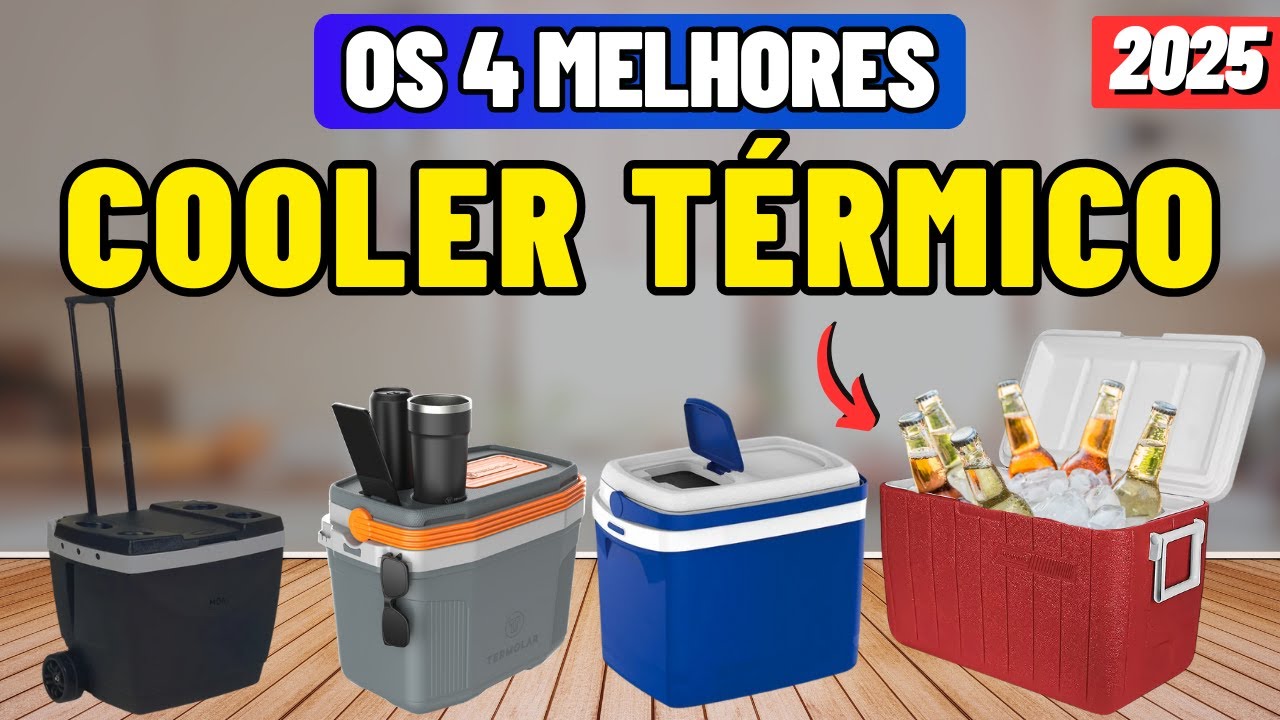 TOP 4 Melhores Cooler Térmico para Bebidas 2025. Qual o Melhor Cooler ...