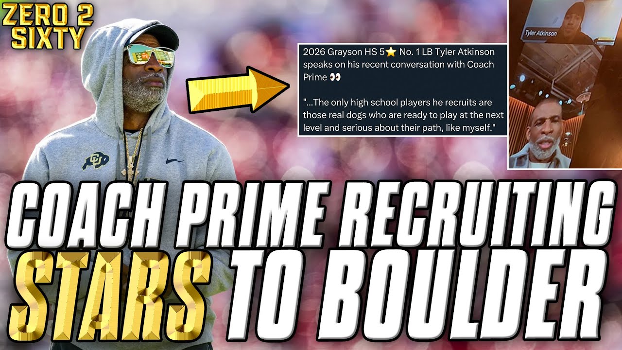Coach Prime Recruiting STARS To Boulder! | Zero 2 Sixty - YouTube