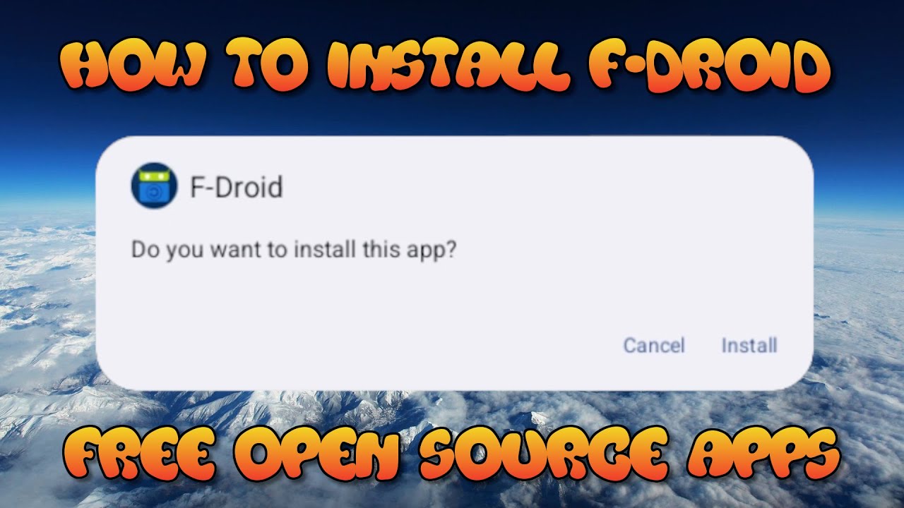 How To Easily Install F-Droid - Install Free Open Source Apps (2025 ...