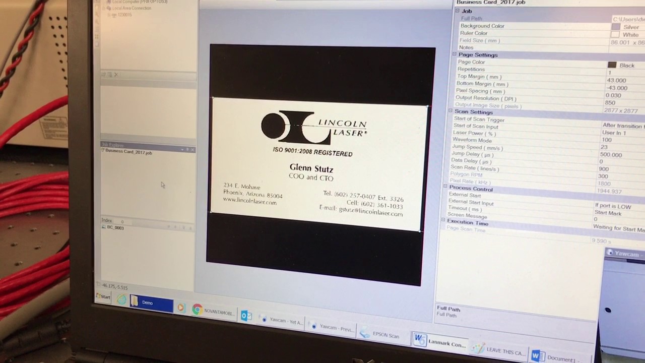 Lincoln Laser Polytek Printing Demo - YouTube