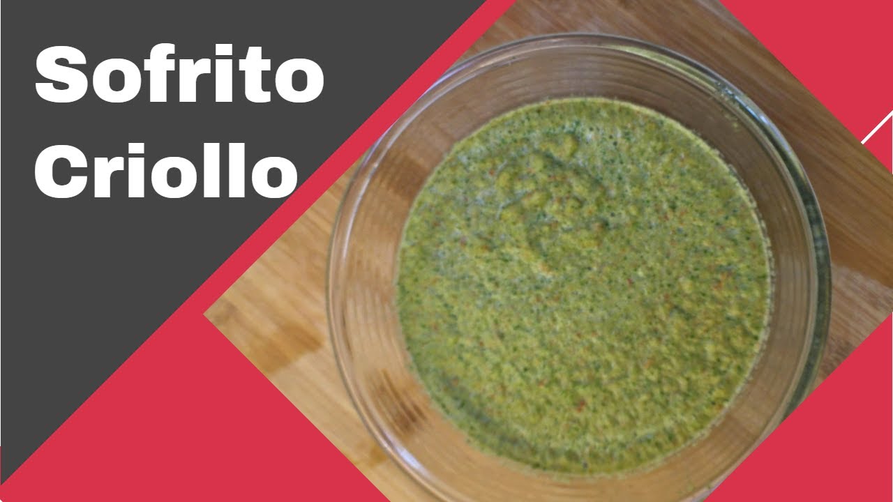 Sofrito Criollo - YouTube