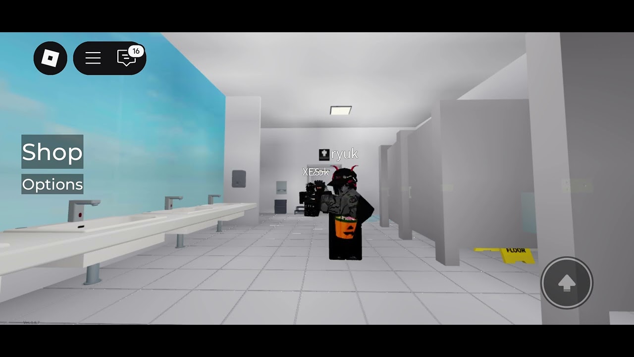 Minute Long Roblox Public Bathroom Simulator Footage #roblox - YouTube