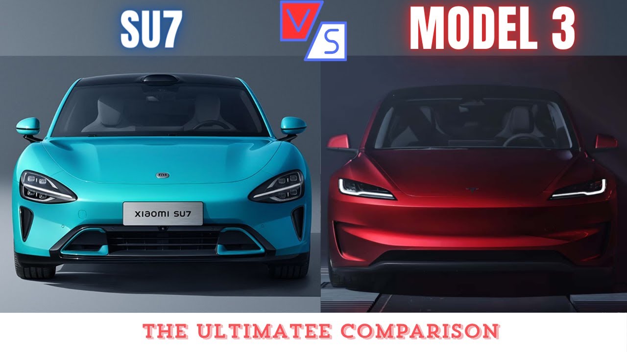 Tesla Model 3 Vs Xiaomi SU7 Full Detailed Comparison - YouTube