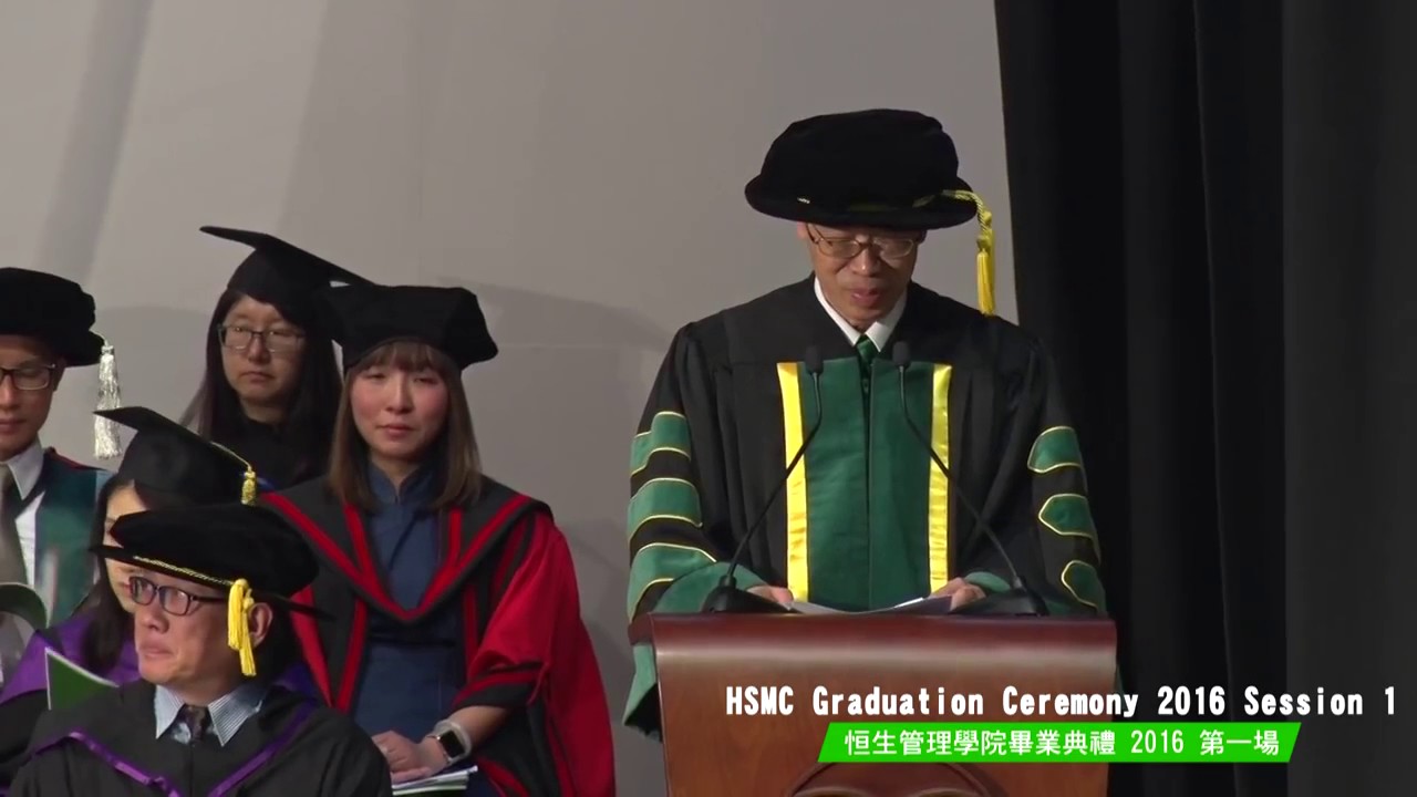 HSMC Graduation Ceremony 2016 - Session 1 - YouTube