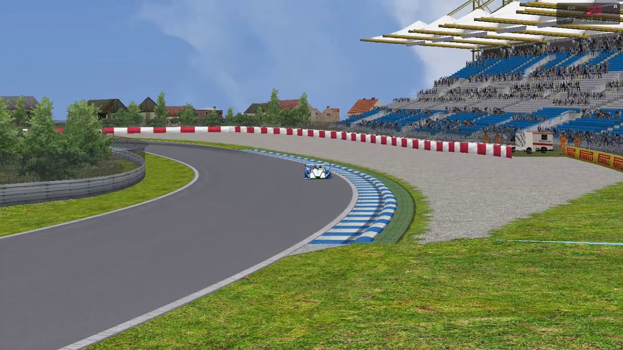 rFactor Fictional Tracks: Poznanska Arena Wyscigowa - YouTube