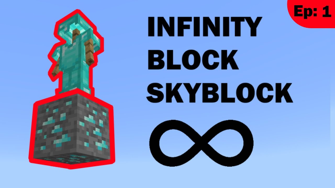 ONE BLOCK skyblock challenge - Minecraft INFINITY block skyblock ...