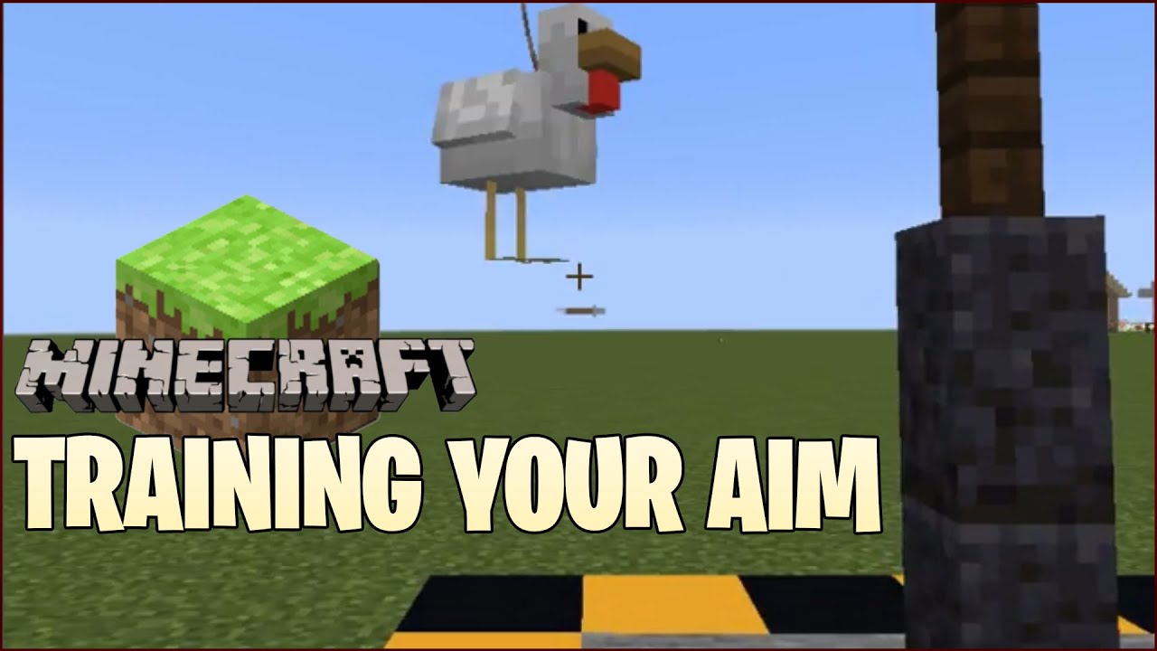 How to TRAIN your AIM in MINECRAFT #Shorts - YouTube