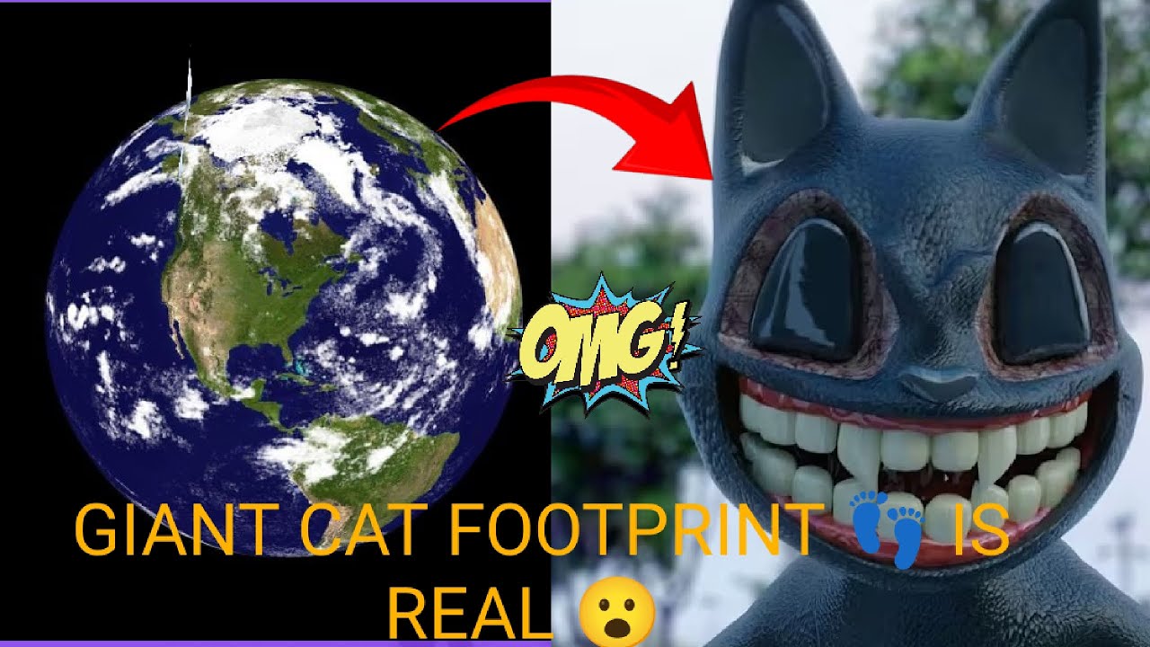Giant cat footprint is real! On Google map and Google Earth 🌍😮👣# ...