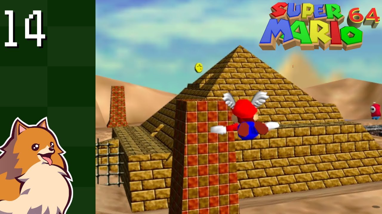 Let's Play Super Mario 64 [14] Shifting Sand Land - YouTube