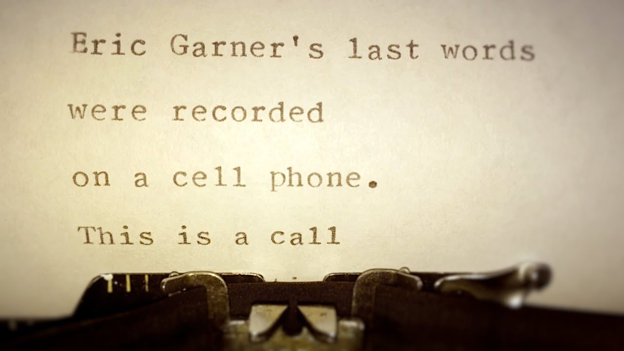 Eric Garner's last words. - YouTube