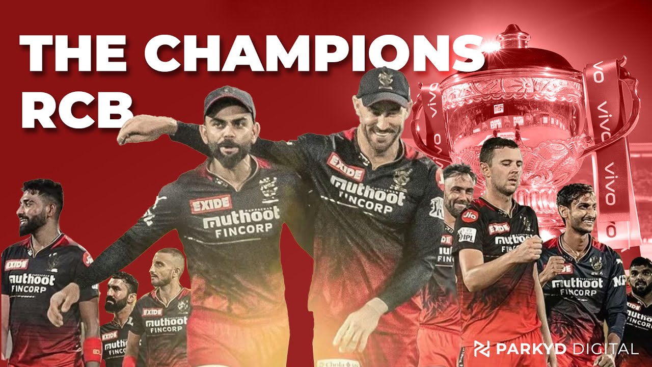 RCB: True Champions! Fans love is beyond trophy! - YouTube