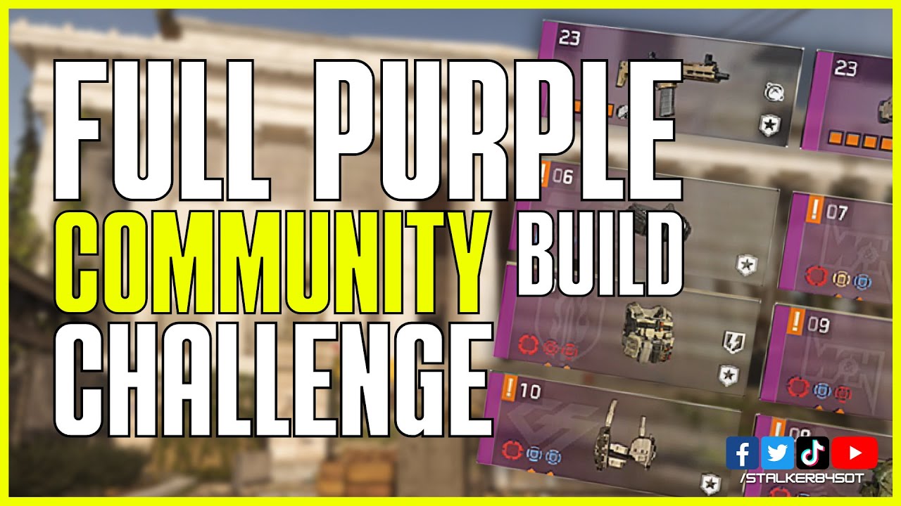 HEROIC RUN WITH FULL PURPLE BUILD | COMMUNITY CHALLENGE (The Division 2 ...