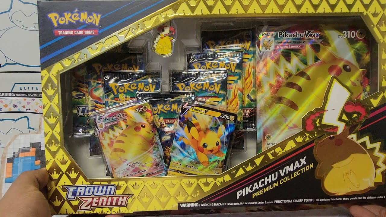 Pikachu Vmax Premium Collection Box. Walmart Exclusive - YouTube