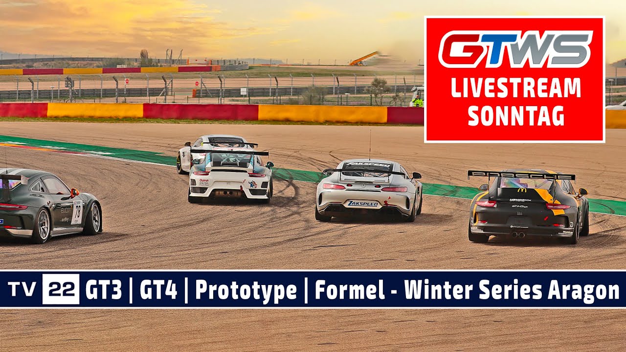 RE-LIVE GT WINTER SERIES feat. GT3, GT4, Prototype & Formula - Arágon ...