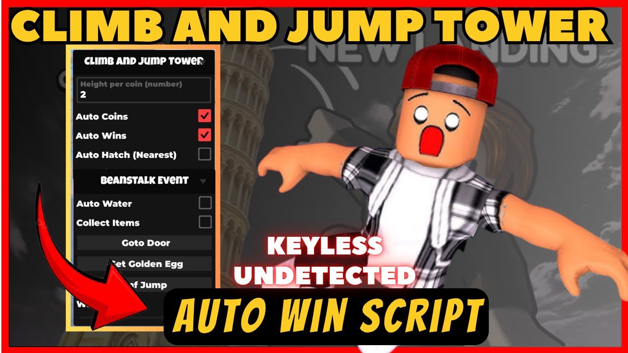 🧗Climb and Jump Tower Script (2025) | Jack & Bean Event - YouTube