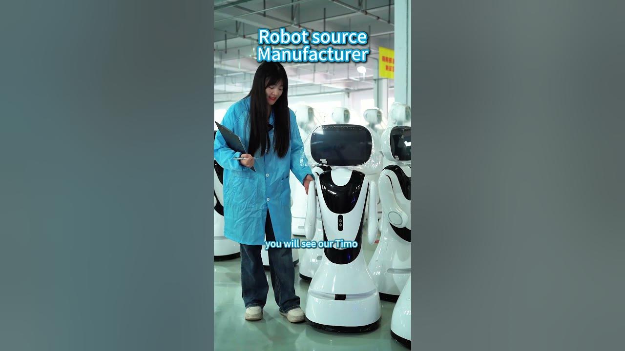 Timo the very powerful guidance Al reception robot #servicerobot - YouTube
