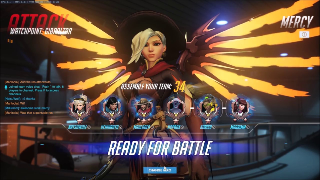 Mercy Competitve Match Highlight- 4 Man Ult - YouTube