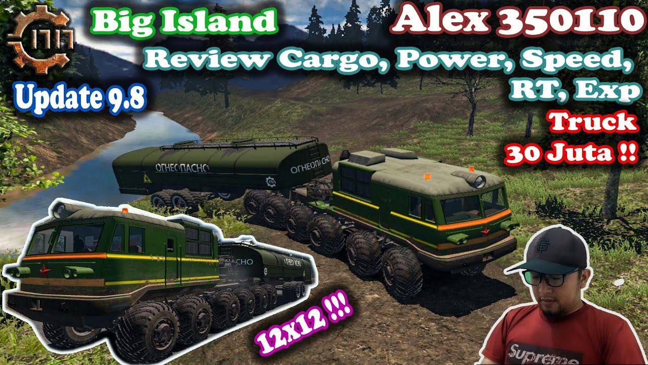 #rthd Update 9.8 2023 - Review New Truck 30 Juta VL80 di Map Big Island ...