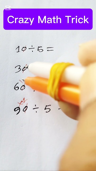 Crazy Math Trick - YouTube