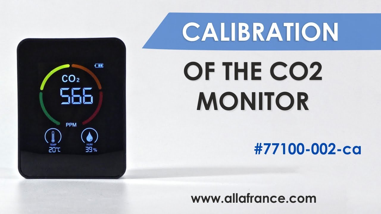 Calibration of the CO2 monitor - #77100 002-ca - YouTube