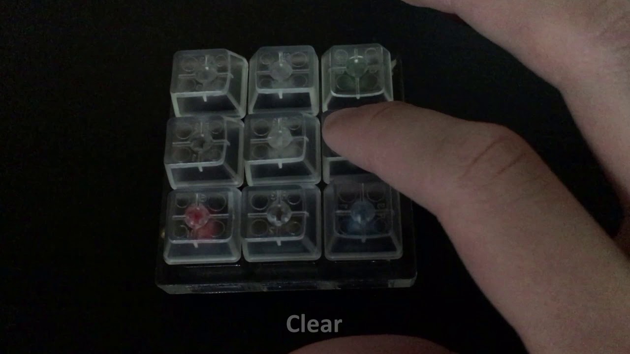 Cherry Key Switches Sound Test - YouTube