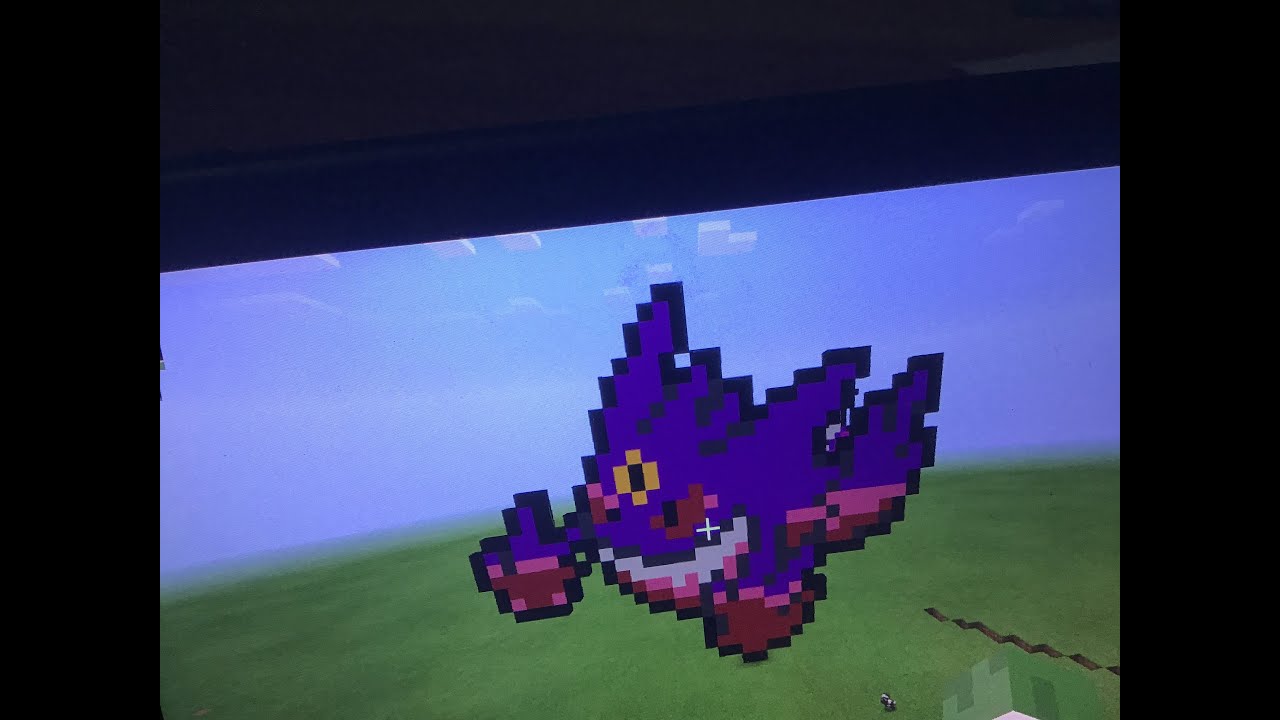 Minecraft Tutorial #5 How to Build Mega Gengar #094 . . . 10 SUB ...