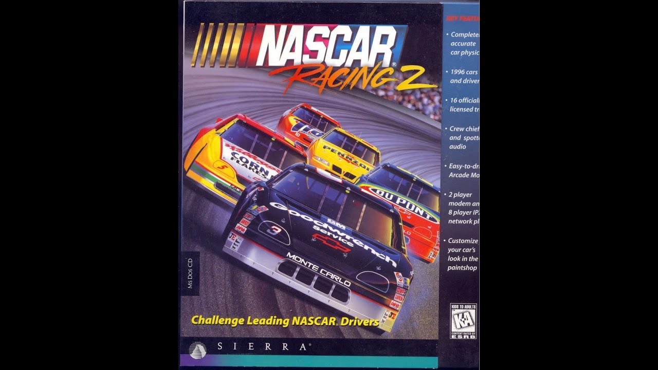 NASCAR Racing 2 (Papyrus Design Group, Inc, 1996) - YouTube