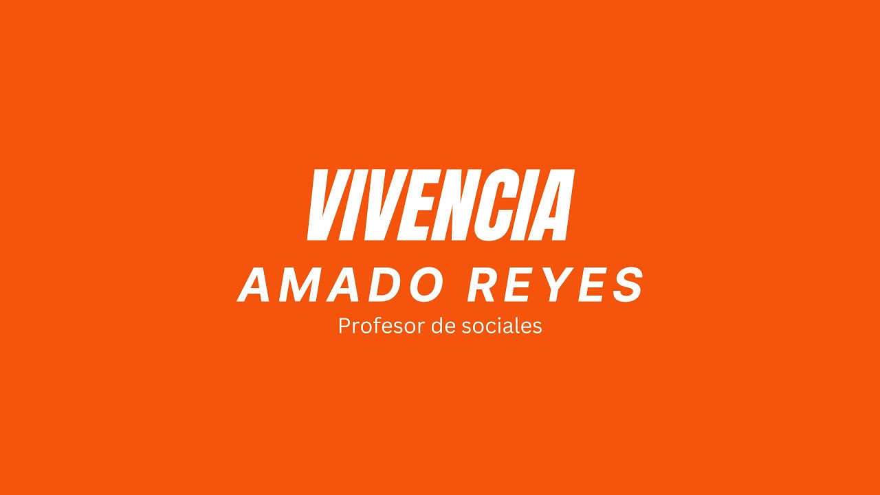 Microcorto Vivencia con amado reyes - YouTube