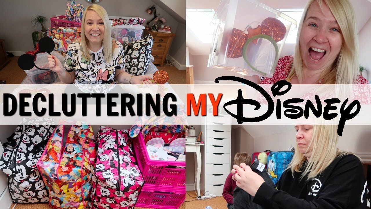 LOFT ORGANISATION: DECLUTTERING MY DISNEY COLLECTION! - YouTube