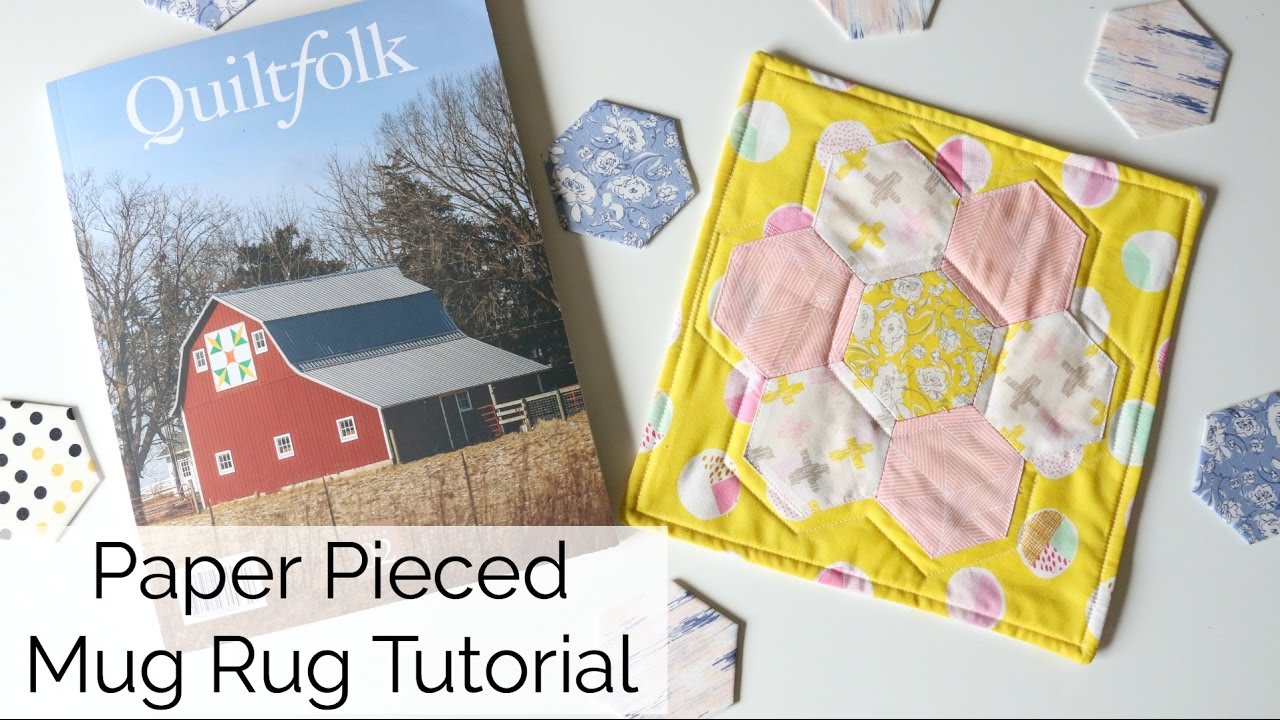 Hexagon Mini Quilt Tutorial - YouTube