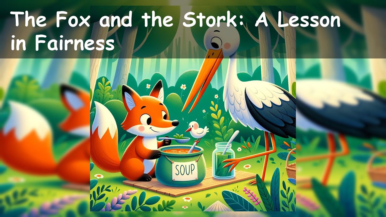 Bedtime Story for Toddlers: The Fox and the Stork: A Lesson in Fairness ...