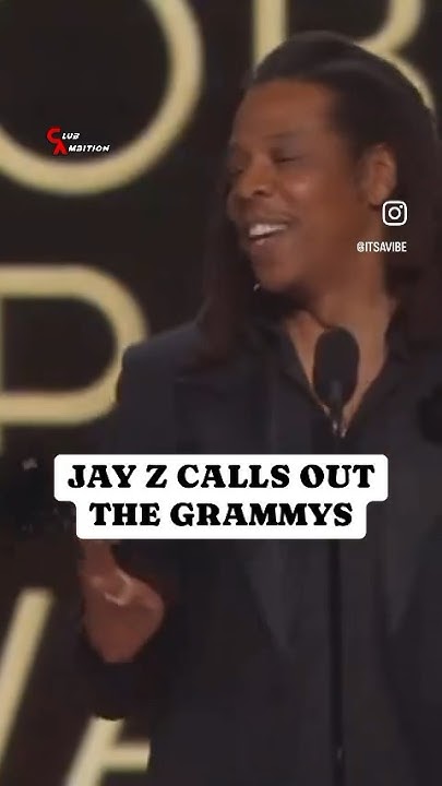 JAY Z CALLS OUT THE GRAMMYS 😳 #beyonce #jayz #grammys - YouTube