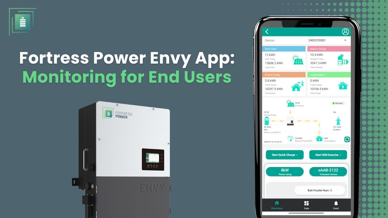 How to Navigate the Fortress Power Envy App | End User Guide - YouTube