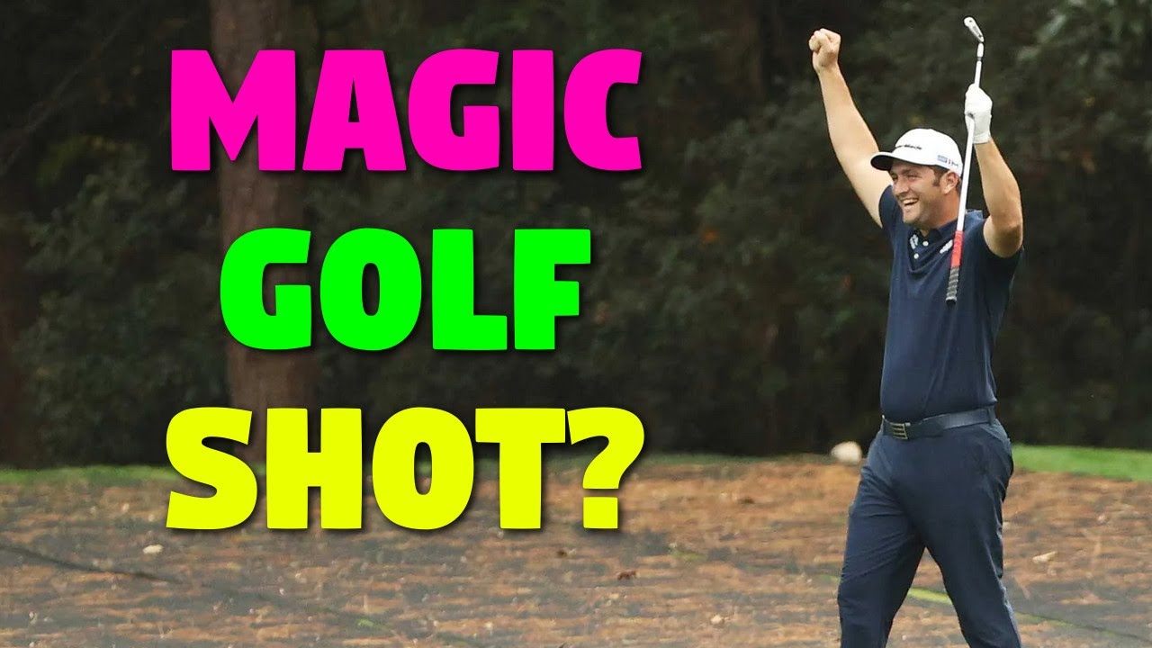 Amazing Golf Shot by Jon Rahm... Too Good to be True? - YouTube