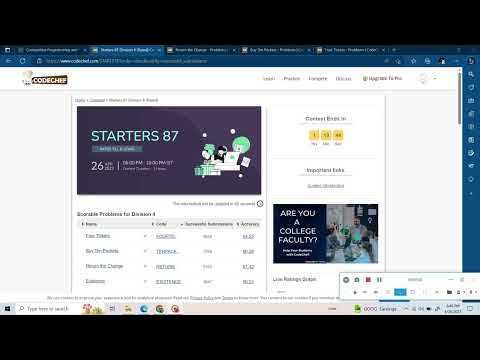 Existence || Starter 87 Codechef Solution in java || join telegram link in description - YouTube