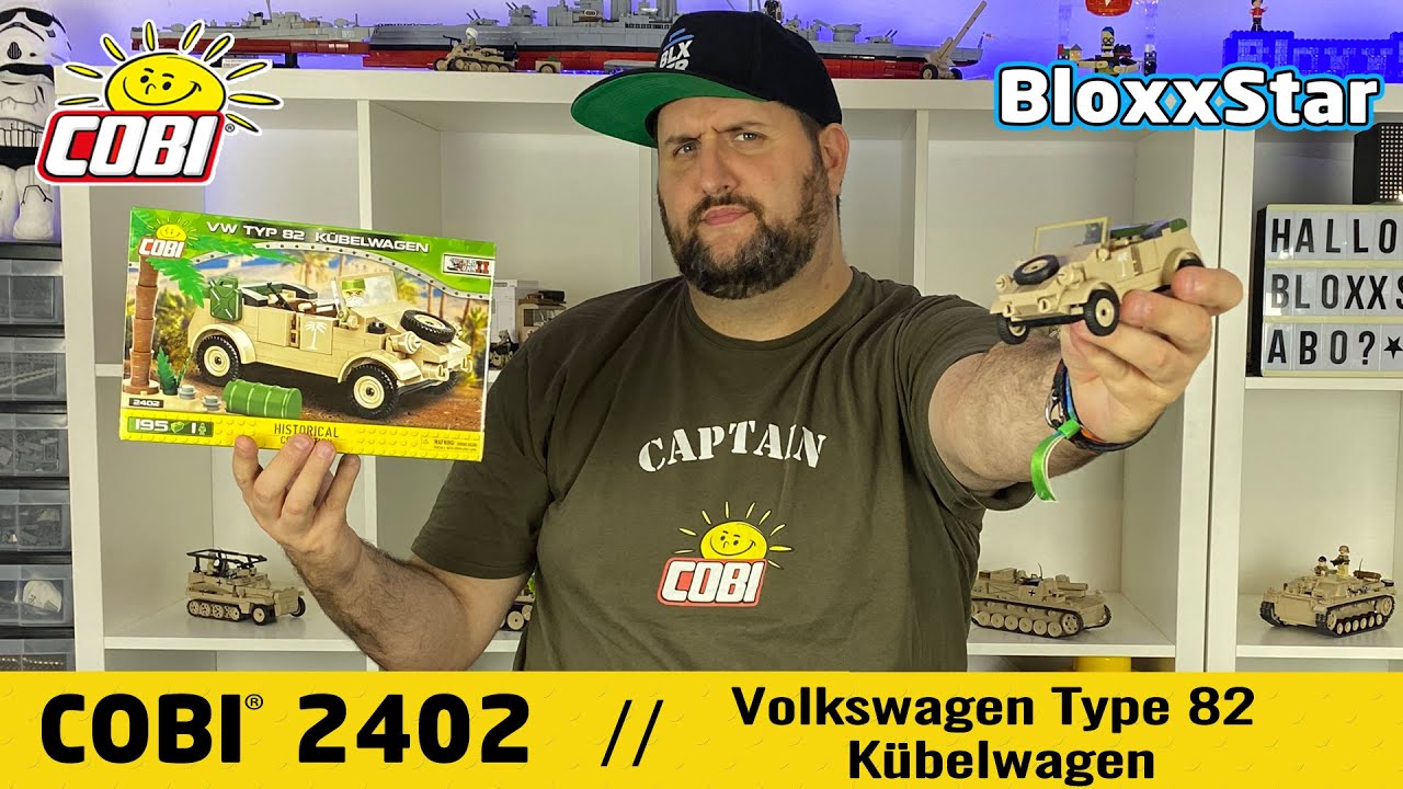 COBI 2402 💥 VW Typ 82 Kübelwagen 💥 Dauerbrenner im Regal ️ UNBOXING ...
