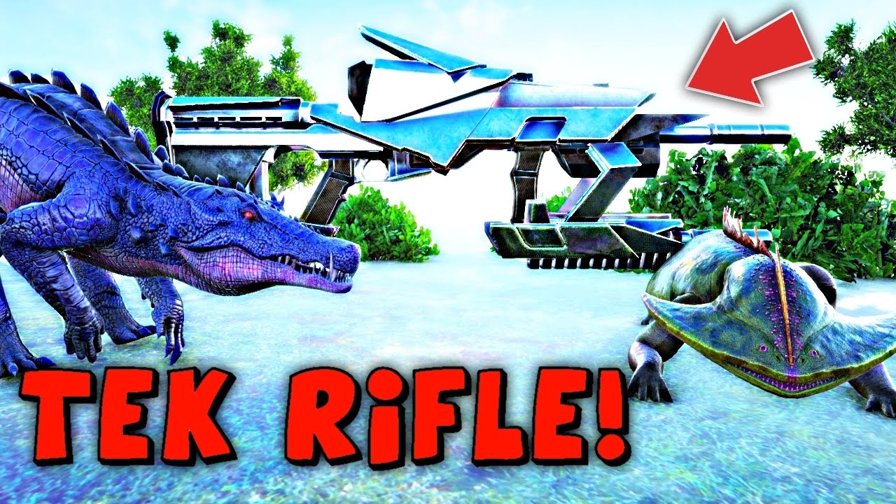 ARK Dev Kit - TEK ASSAULT RIFLE & SOUNDS, KAPROSUCHUS ANIMATIONS ...