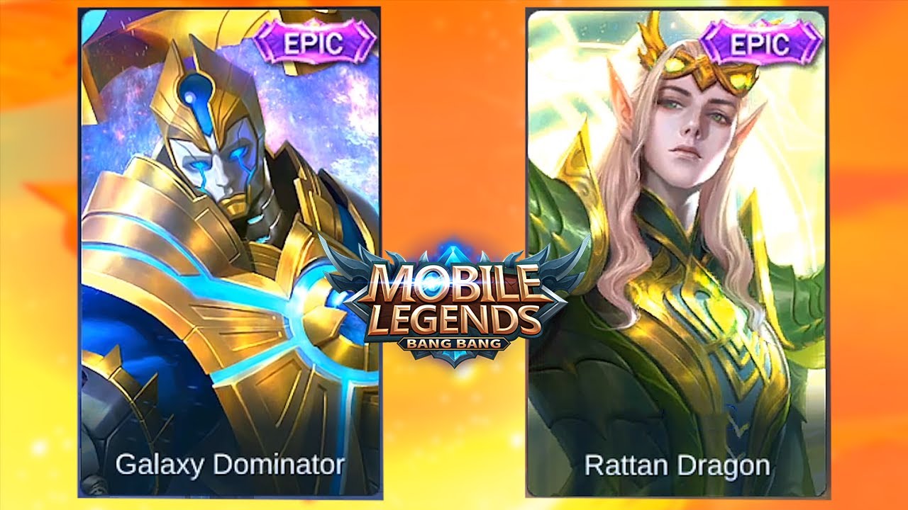 Estes | Rattan Dragon Skin VS Galaxy Dominator Skin | Mobile Legends ...