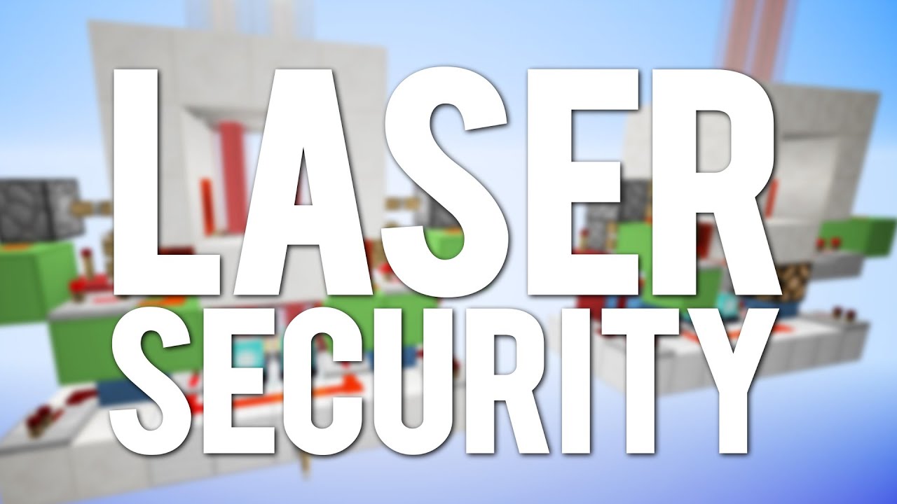 Minecraft: Laser Security System - YouTube