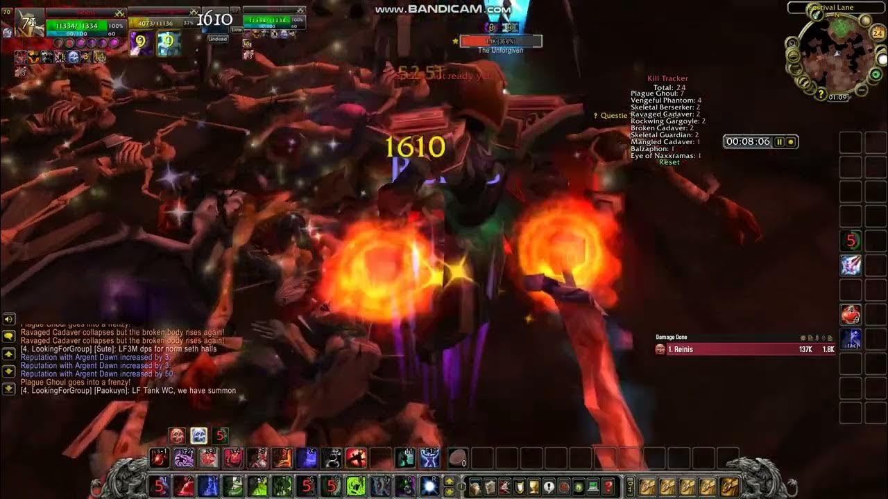 WOW CLASSIC WOTLK pre-patch insane rawgold farm death knight solo stratholme 250-300g/hr - YouTube