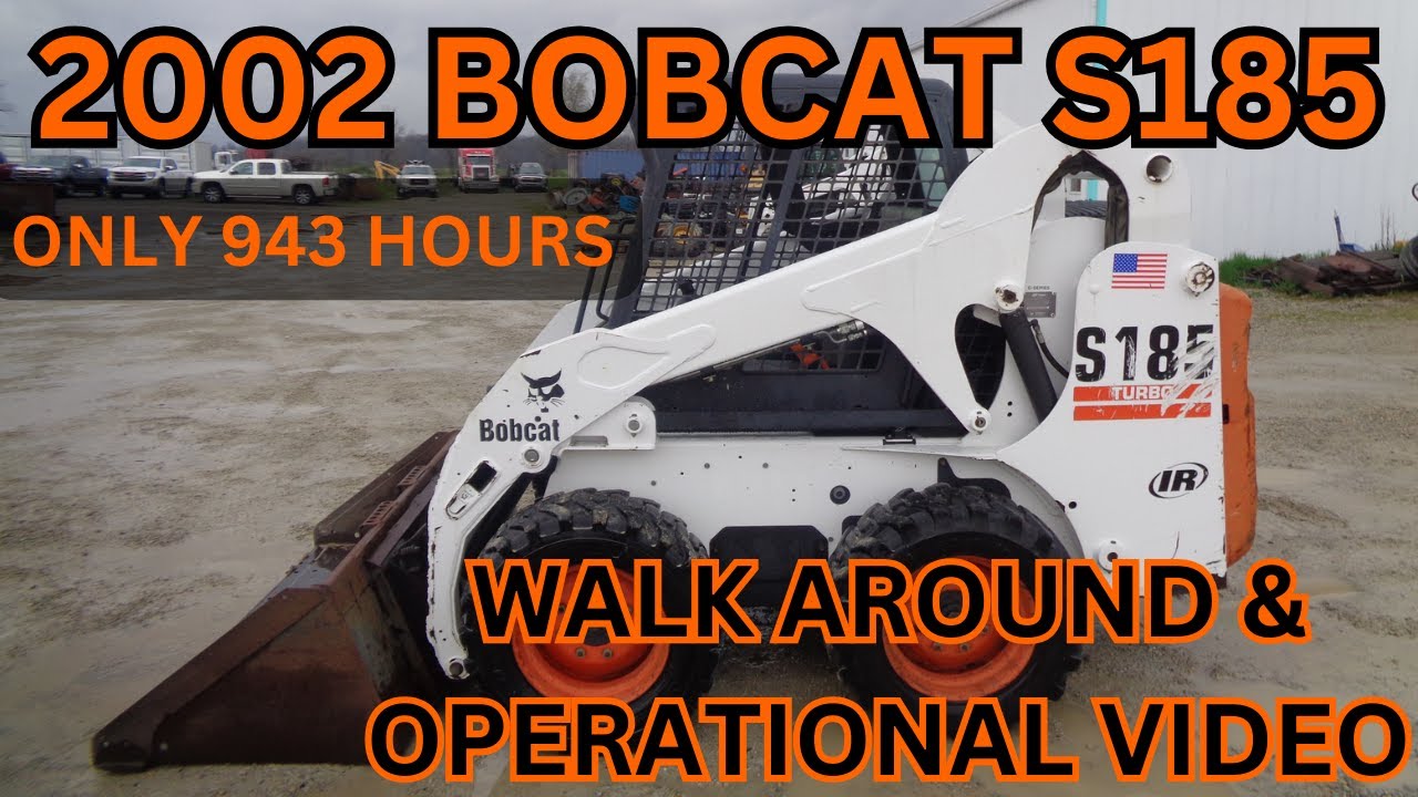 2002 Bobcat S185 Skid Steer Walk Around & Operational Video $25,900 - YouTube