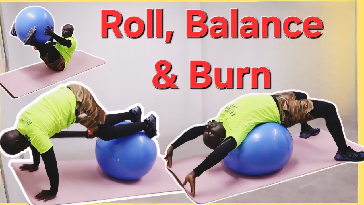 Roll, Balance & Burn – Swiss Ball Full Body Workout - YouTube