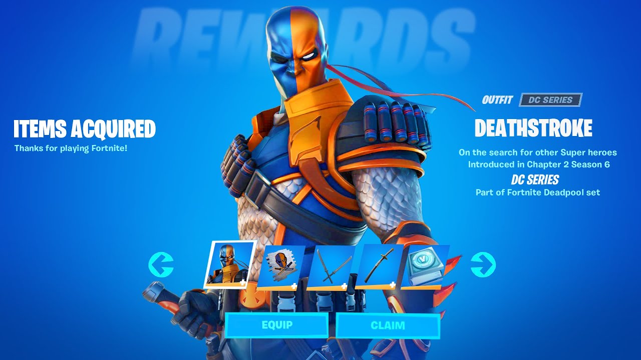 How to Get Free Deathstroke Skin in Fortnite! (Deathstroke Zero Cup ...