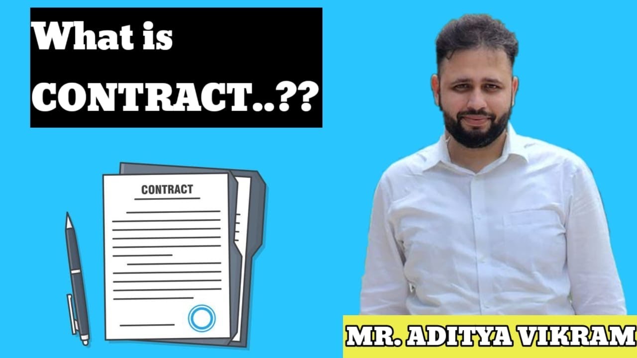 Contract meaning and its types - YouTube