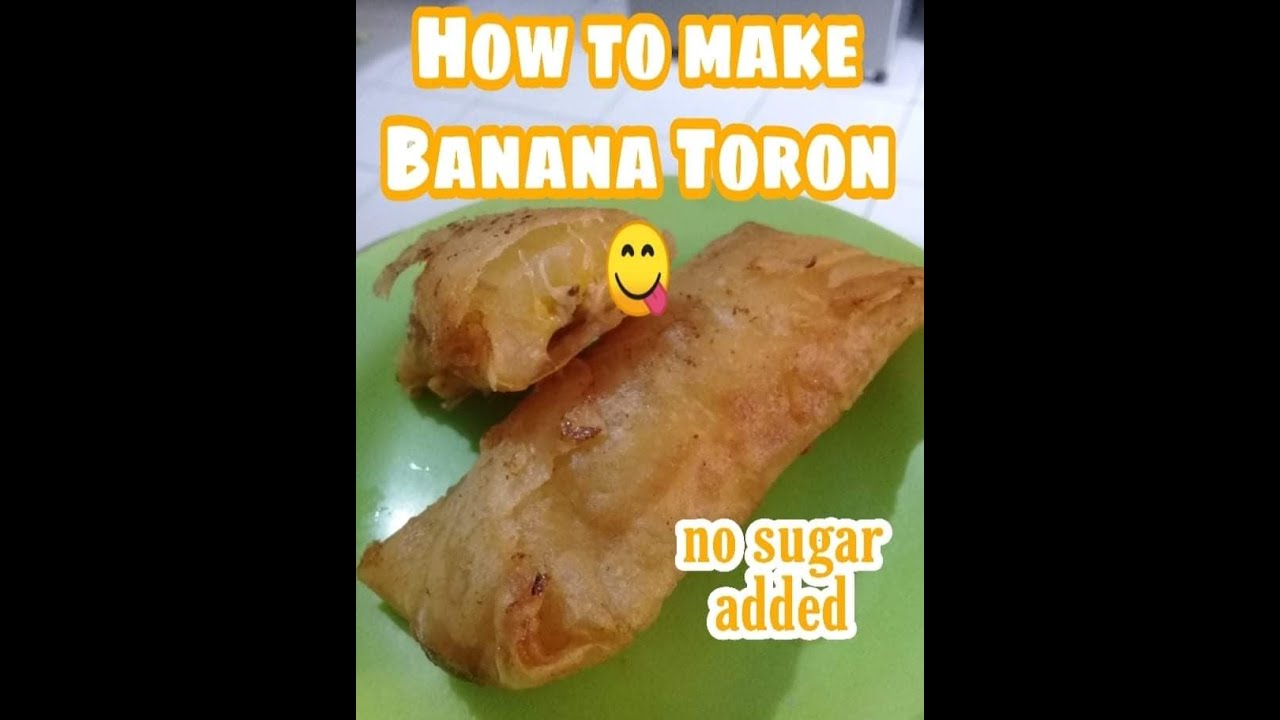 How to make Banana Toron - YouTube