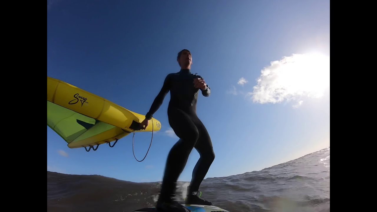Wing Foil Surfing - YouTube