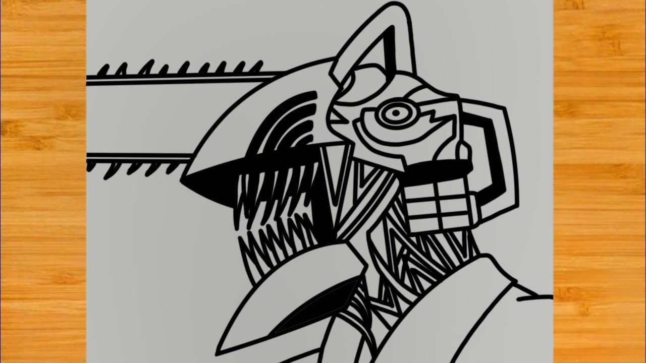 Cara menggambar Denji | How to draw Denji Chainsaw man - YouTube