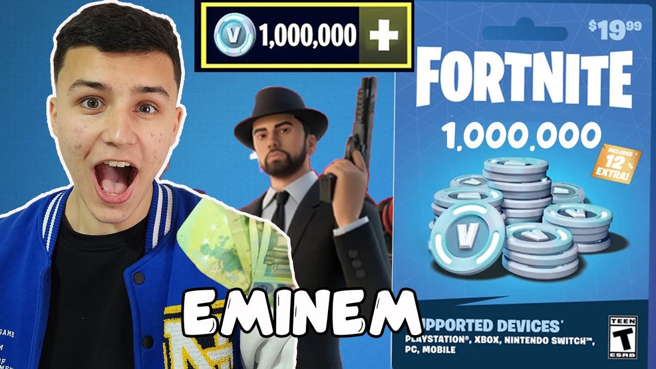 HAMZA U BO MILIONER NE FORTNITE PI BLEN KREJT SKINAT - YouTube