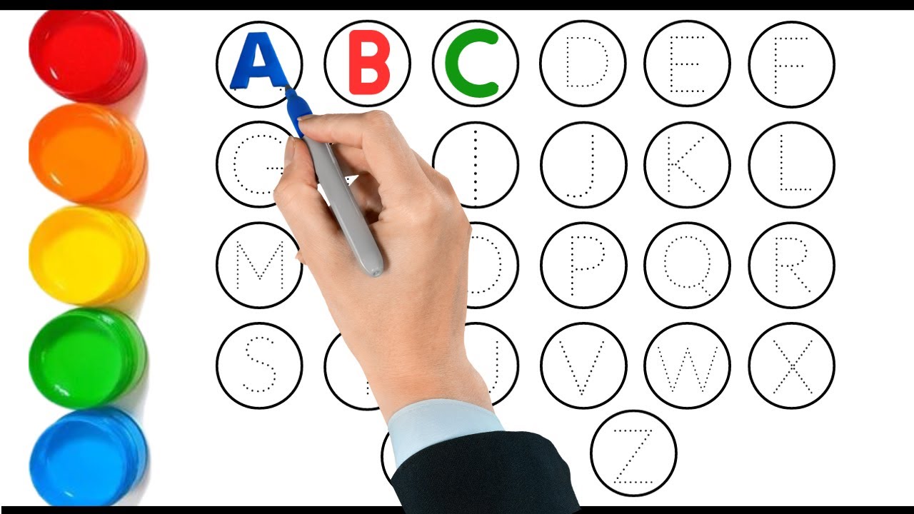 Learn ABCD Alphabets and numbers counting 123.Shapes for kids and ...